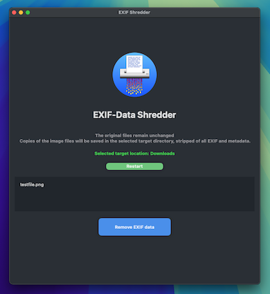 EXIF Shredder